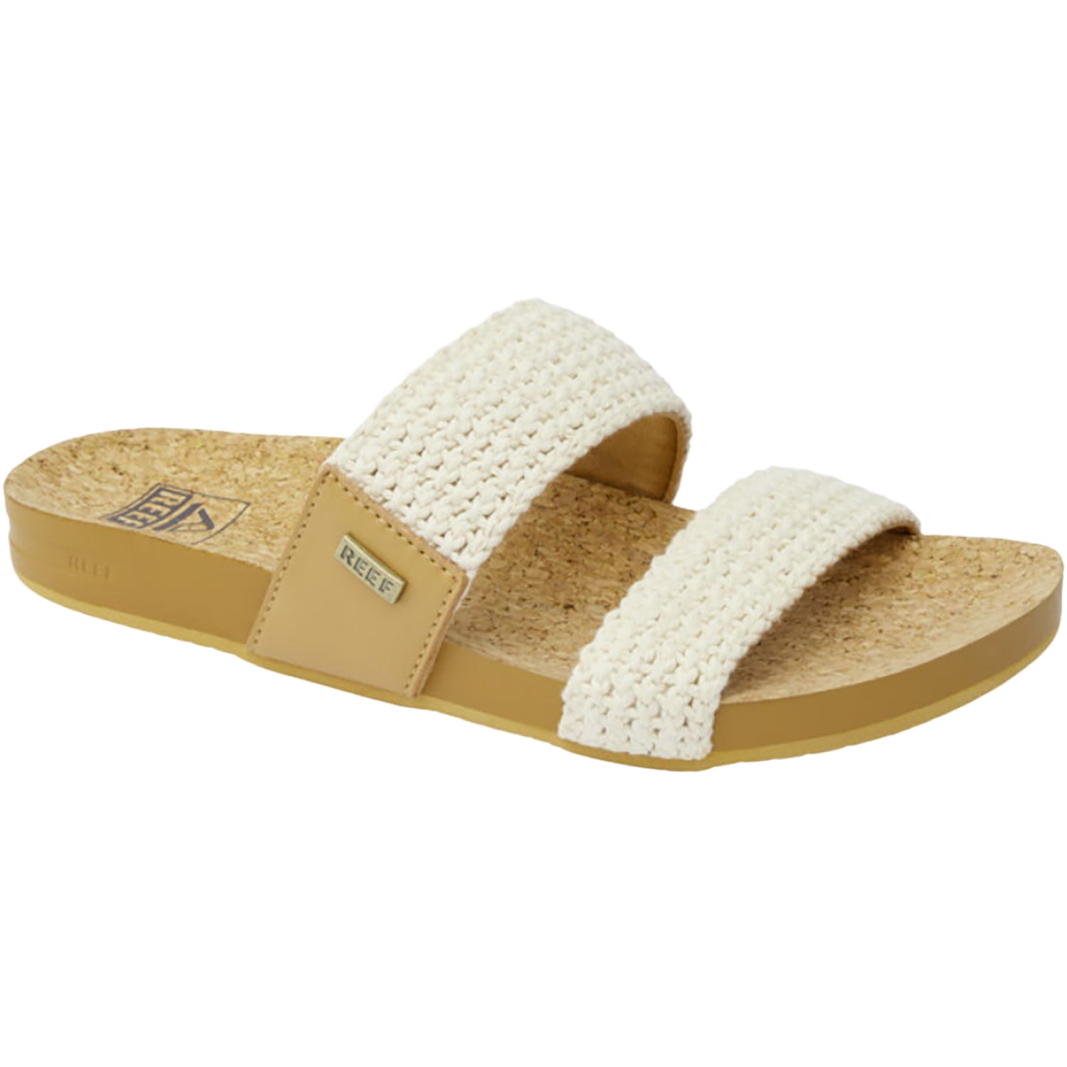 Women's Reef Cushion Vista Natural Crochet Textile Synthetic